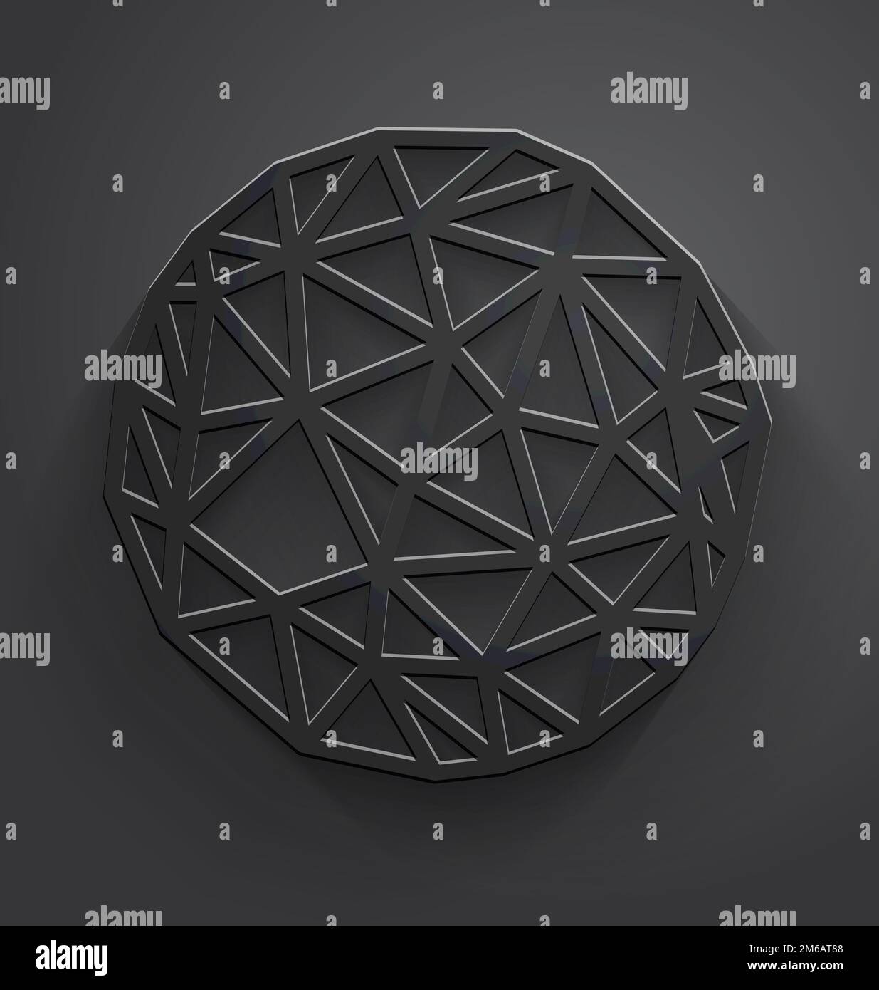 Abstract gray circle background hi-res stock photography and images - Alamy