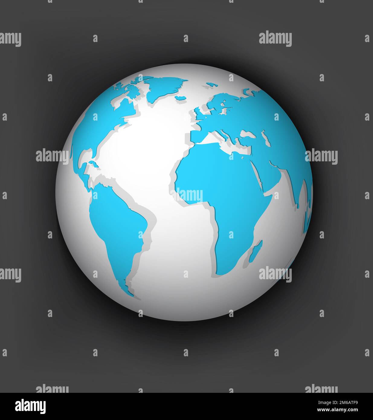White globe vector Stock Photo - Alamy