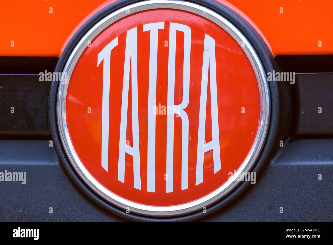 Malchow, Germany. 22nd Nov, 2022. The logo of the vehicle company Tatra ...