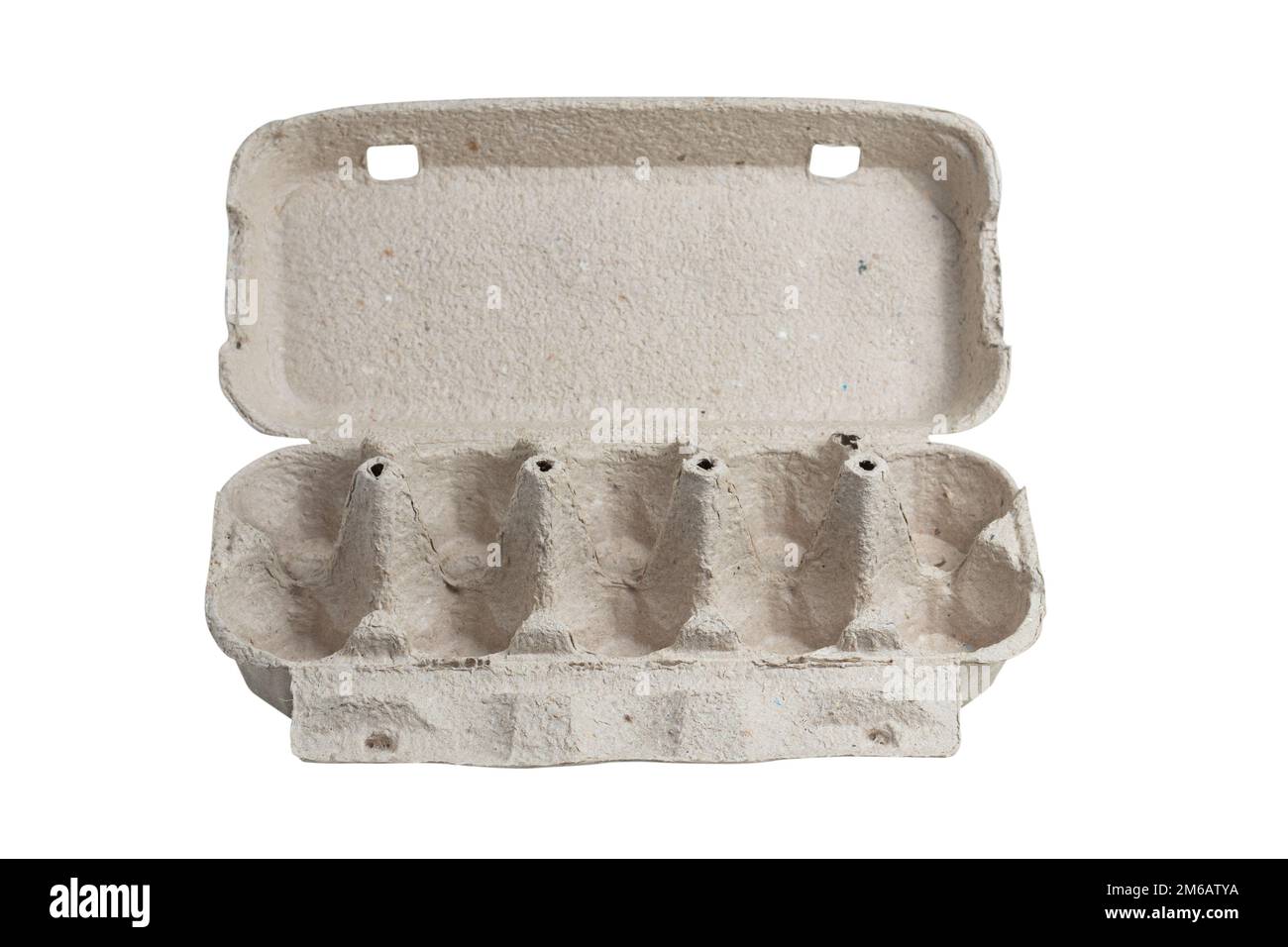 empty box of 12 eggs isolated on white background Stock Photo - Alamy