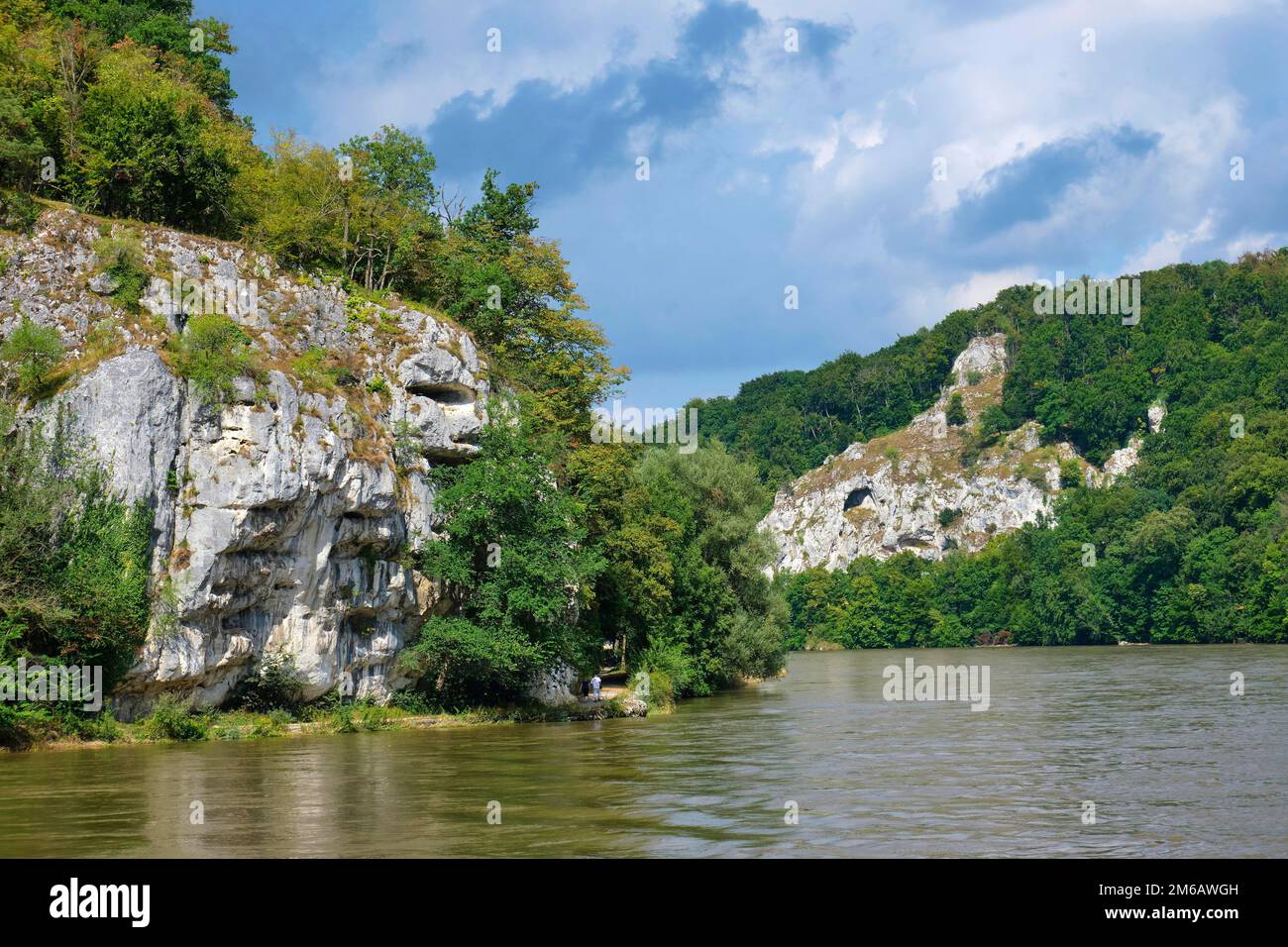 Weltenburg Narrows Nature Reserve on the Danube River, Lower Bavaria ...