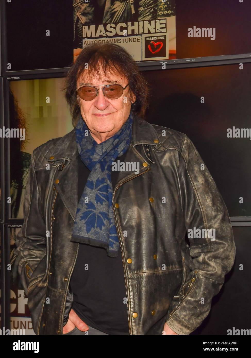 Dieter "Maschine" Birr bekannt von der deutschen Rockband "Puhdys Stock ...