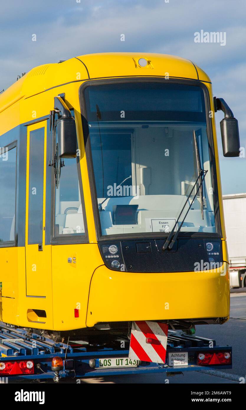 New Tram-Unit for Essen Stock Photo - Alamy