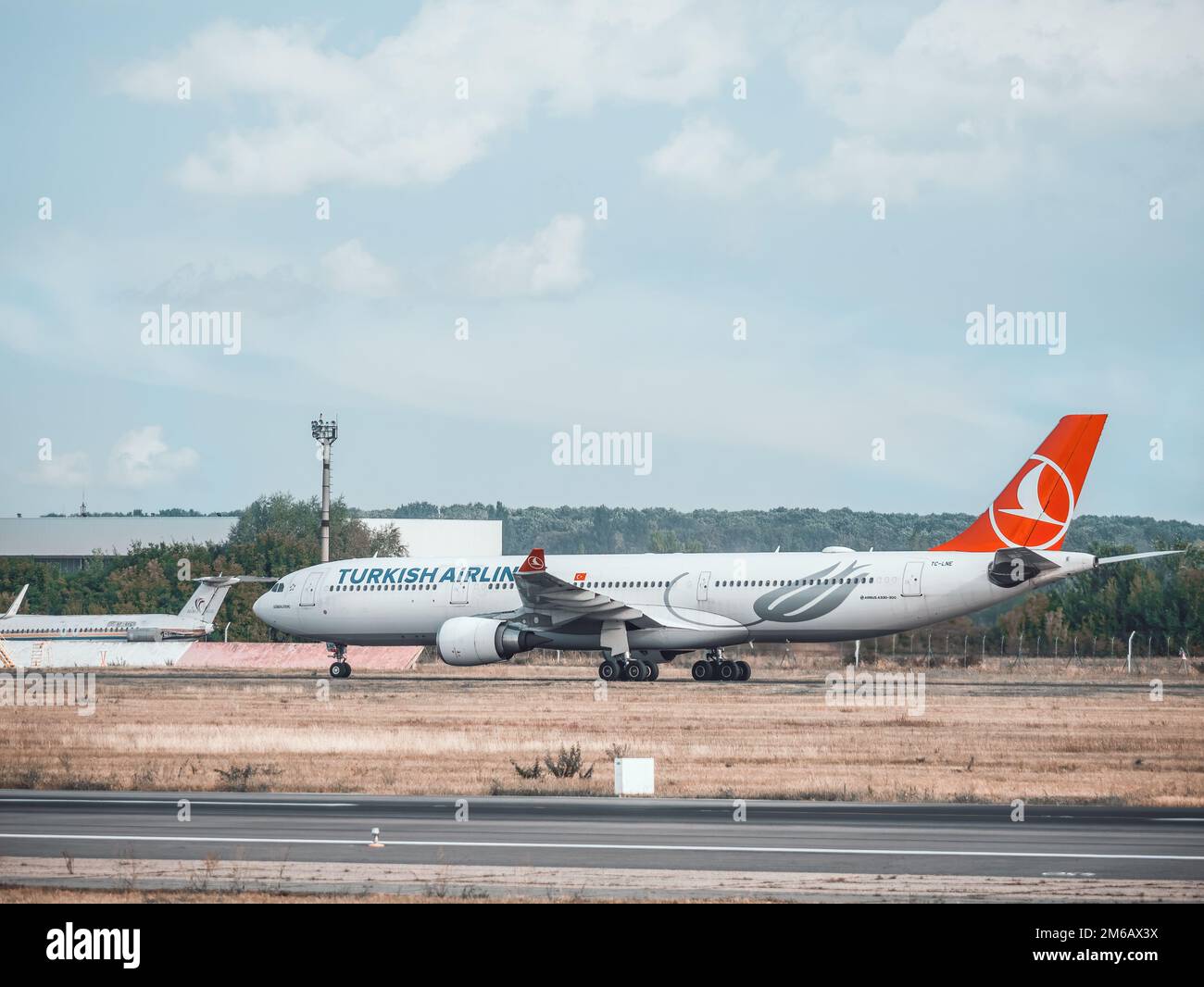 Bucharest, Romania - August 2022: A Turkish Airlines Airbus A330-300 ...