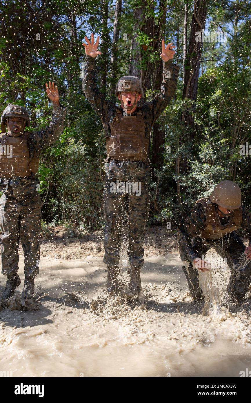 U.S. Marine Corps Martial Arts Instructor (MAI) Course students conduct ...