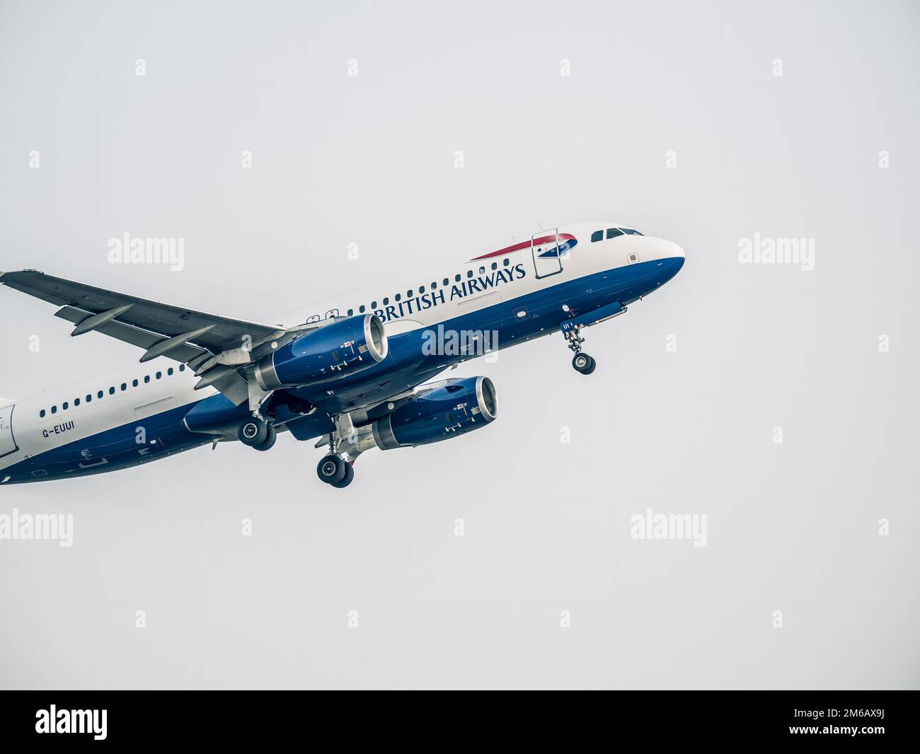 Bucharest, Romania - August 2022: A British Airways Airbus A320-232 ...