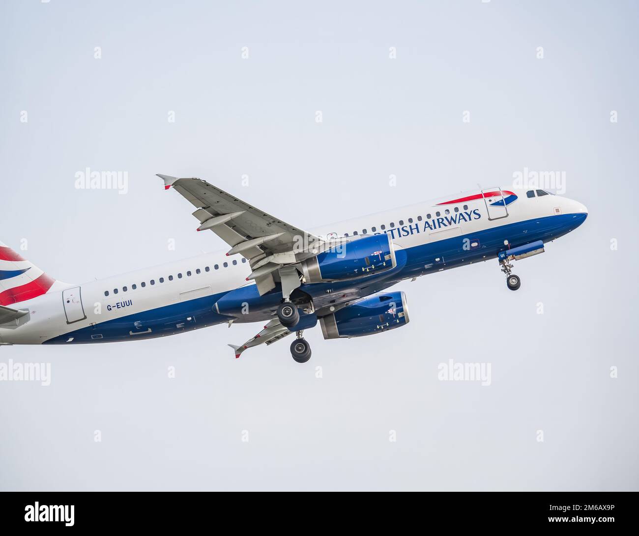 Bucharest, Romania - August 2022: A British Airways Airbus A320-232 ...