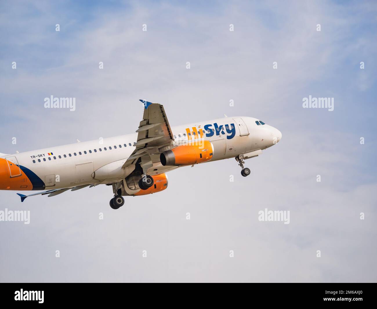 Bucharest, Romania - September 2022: HiSky Airways Airbus A320-200 ...