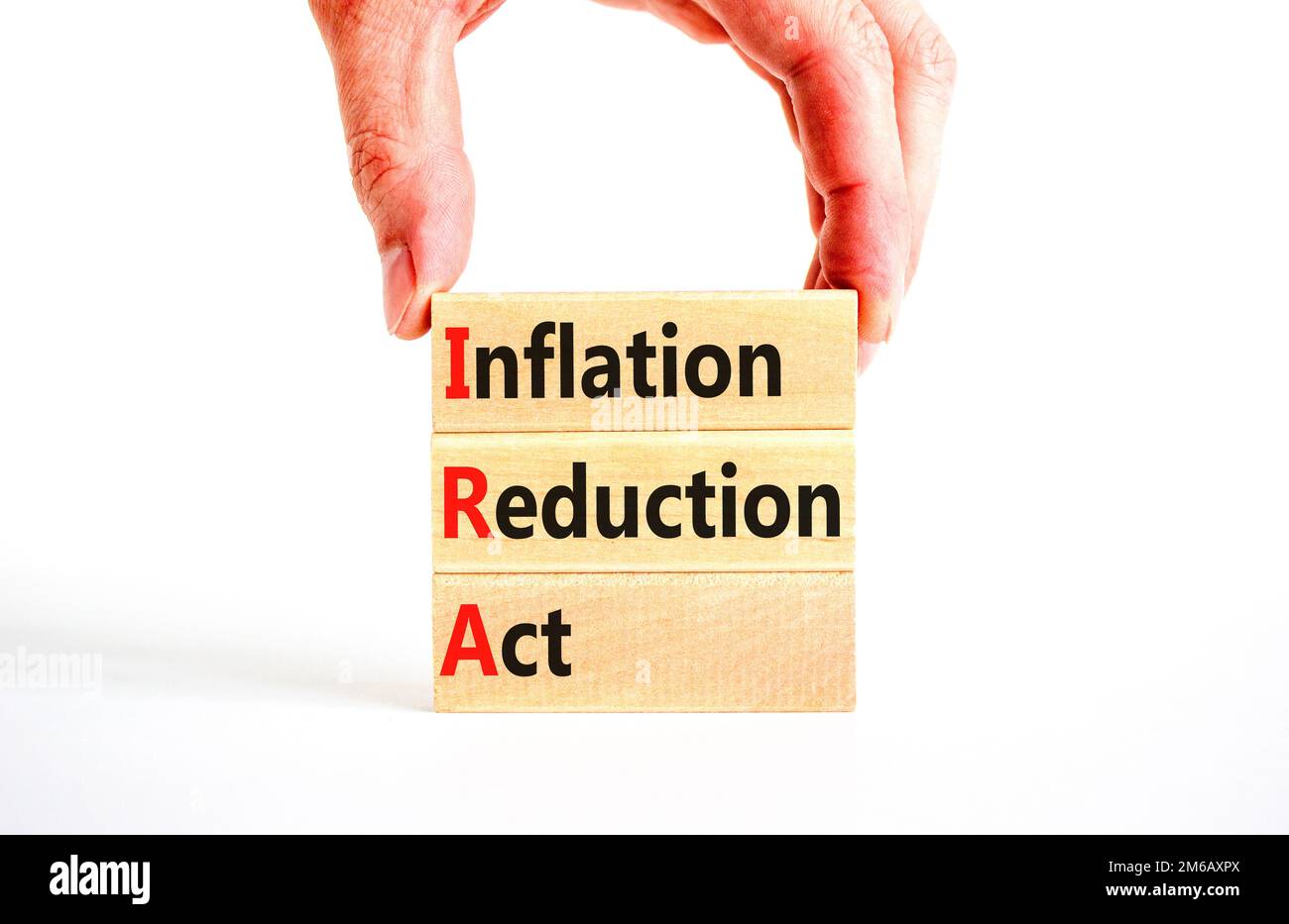 IRA inflation reduction act symbol. Concept words IRA inflation ...
