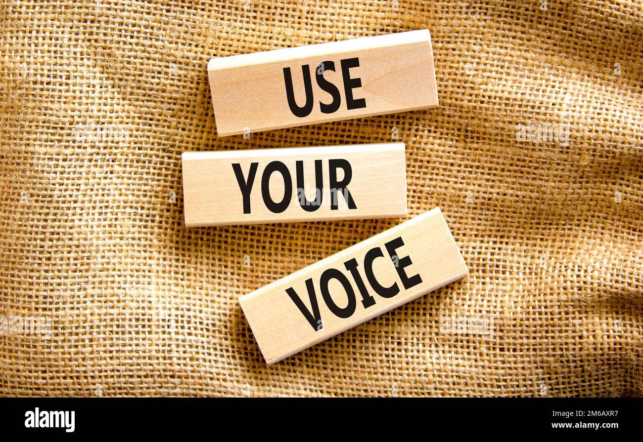 Use your voice symbol. Concept words Use your voice on wooden blocks on ...