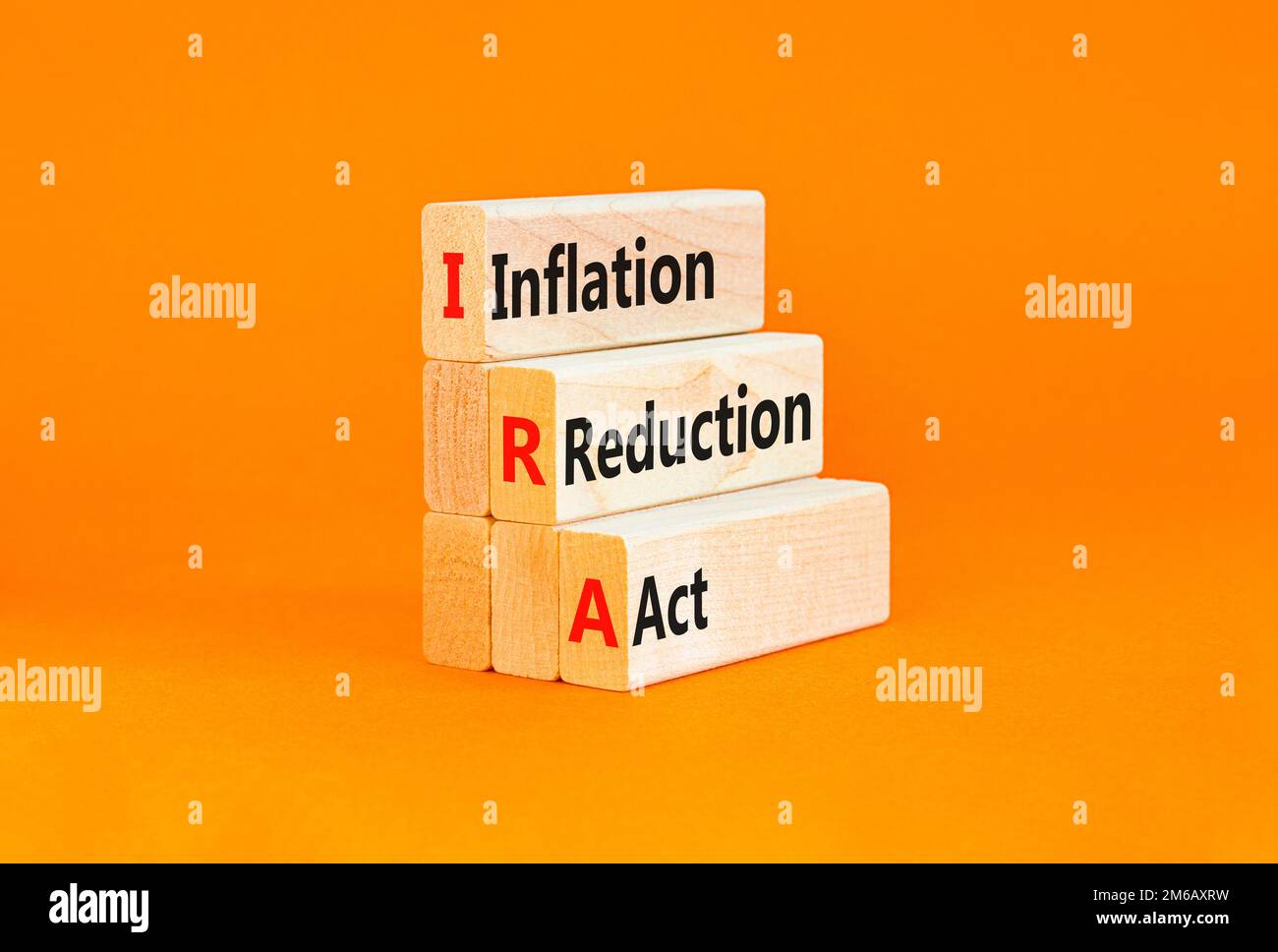 IRA inflation reduction act symbol. Concept words IRA inflation ...