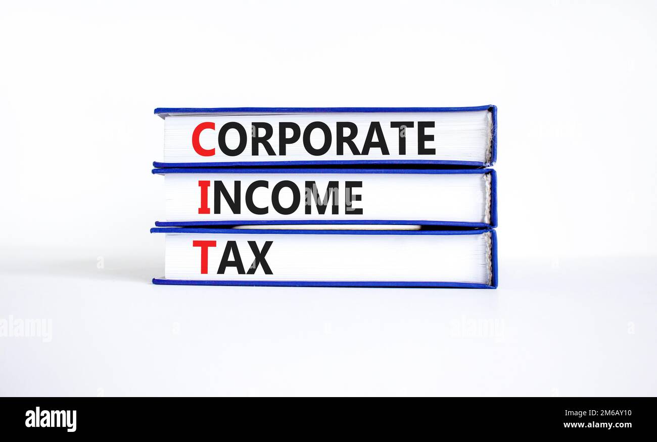CIT corporate income tax symbol. Concept words CIT corporate income tax ...