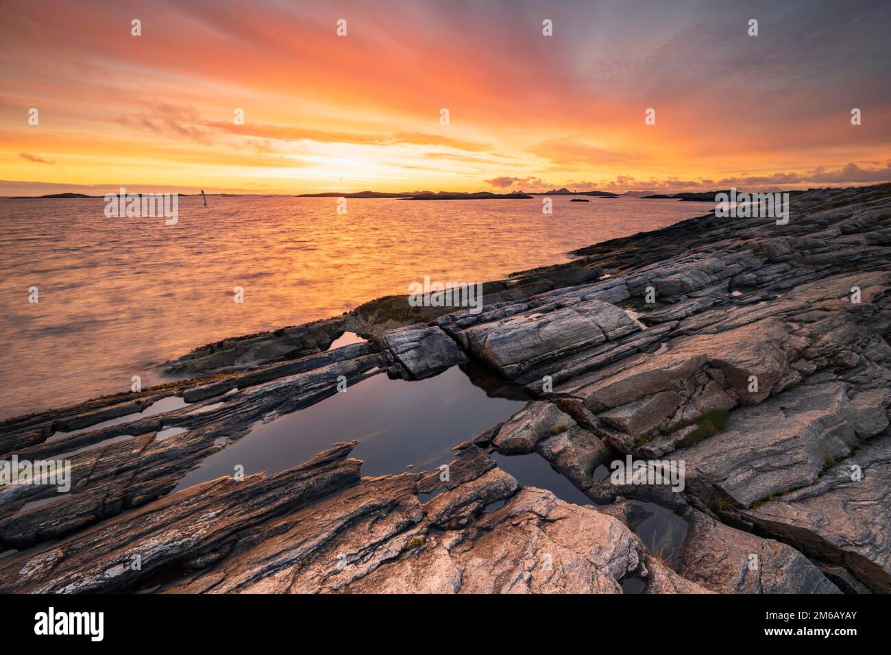 Traena Island in the Evening, Traena, Helgeland Coast, Nordland, Norway ...