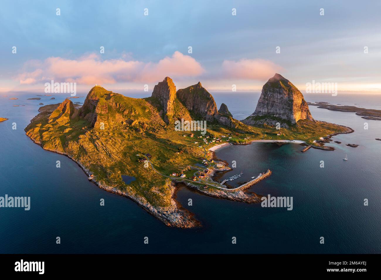 Traena Island, Traena, Sanna, Helgeland Coast, Nordland, Norway Stock ...