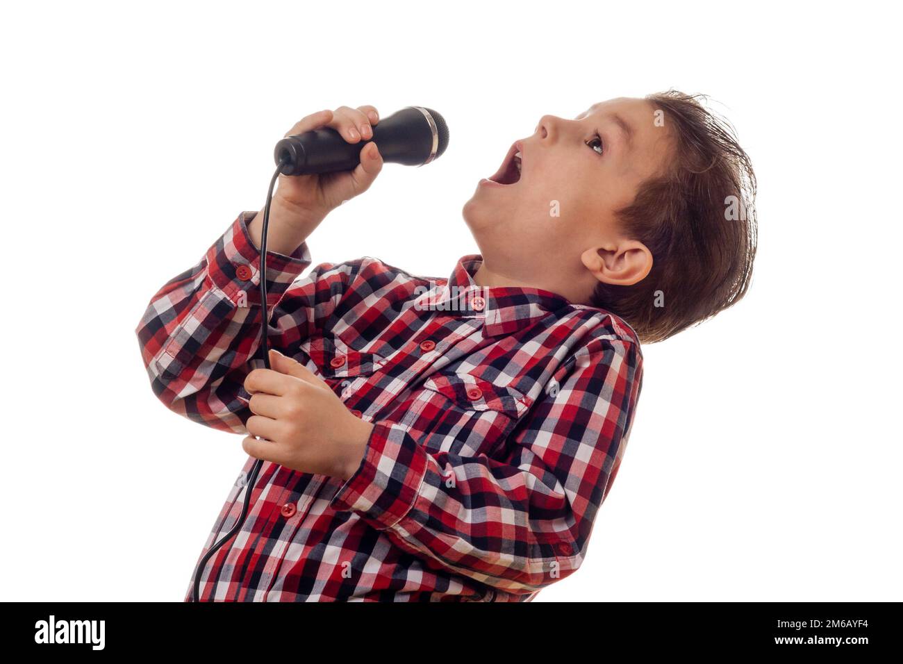 Singing boy hi-res stock photography and images - Alamy