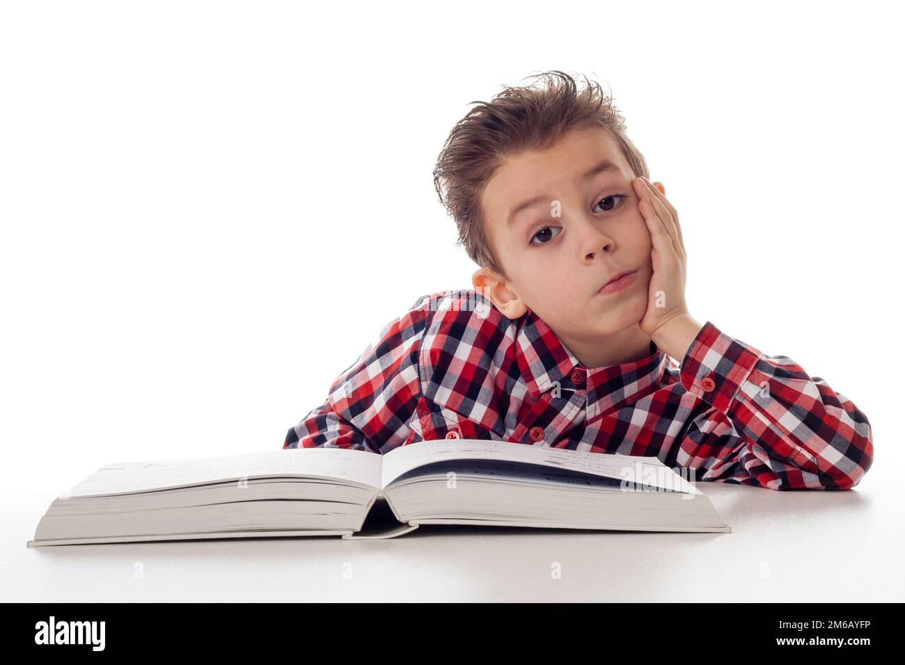 Bored child book hi-res stock photography and images - Alamy