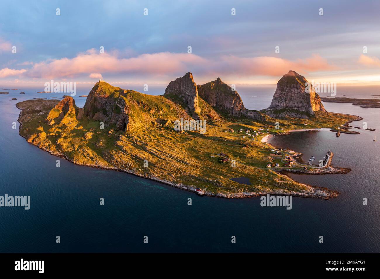 Traena Island, Traena, Sanna, Helgeland Coast, Nordland, Norway Stock ...