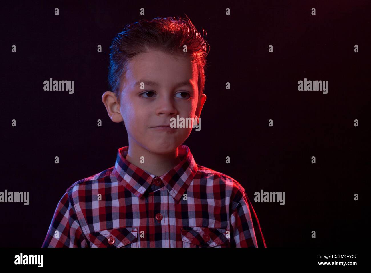 Boy and lights hi-res stock photography and images - Alamy