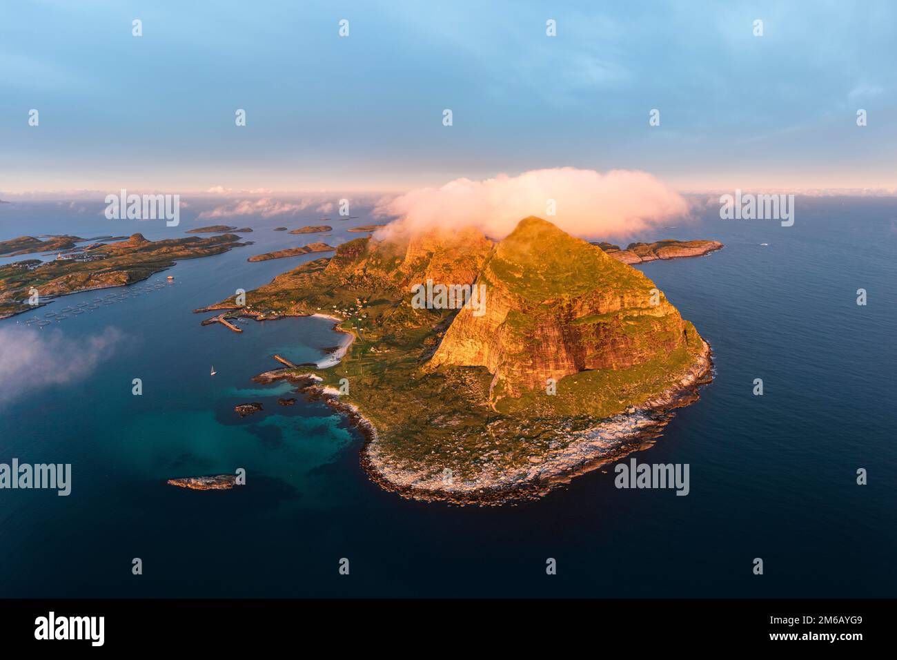 Traena Island, Traena, Sanna, Helgeland Coast, Nordland, Norway Stock ...