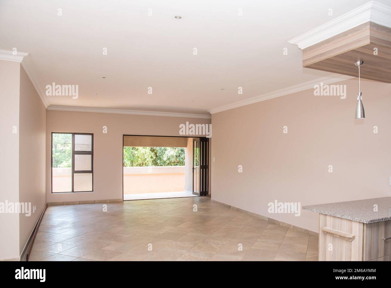 Living Room of Vacant House Stock Photo - Alamy