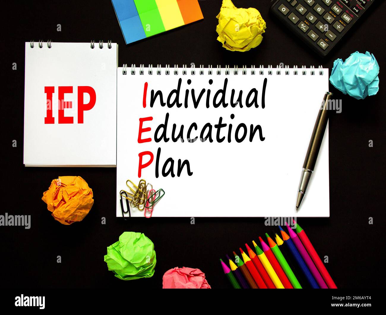 IEP individual education plan symbol. Concept words IEP individual ...