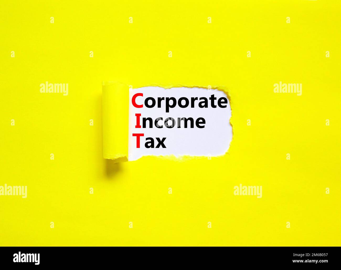 CIT corporate income tax symbol. Concept words CIT corporate income tax ...