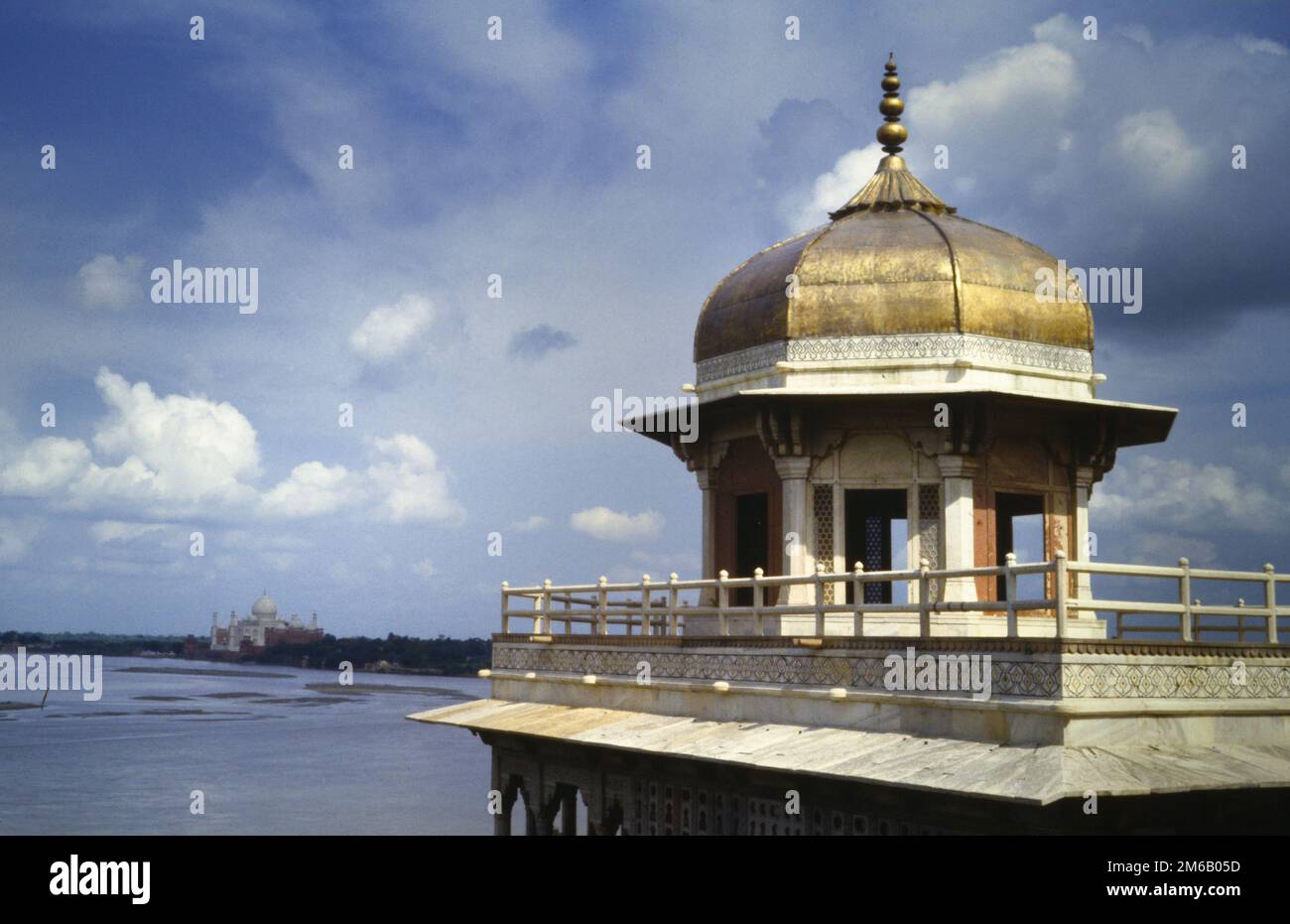 Historic, Archive View Of The Musamman Burj Dome Of Agra Fort Looking ...