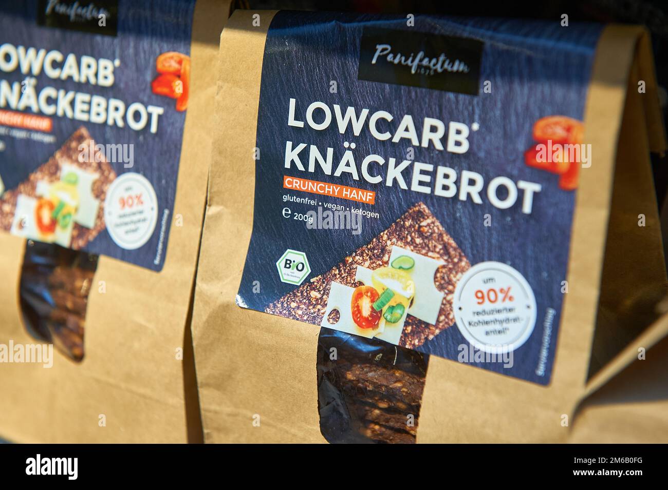 Lowcarb crispbread, Edeka-Niemerszein, Hamburg, Germany Stock Photo - Alamy