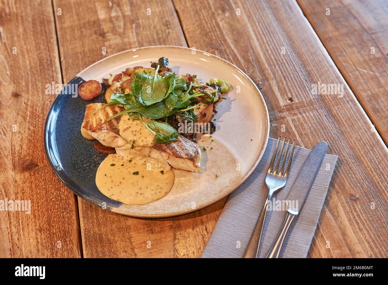 Still life food fish table hi-res stock photography and images - Alamy