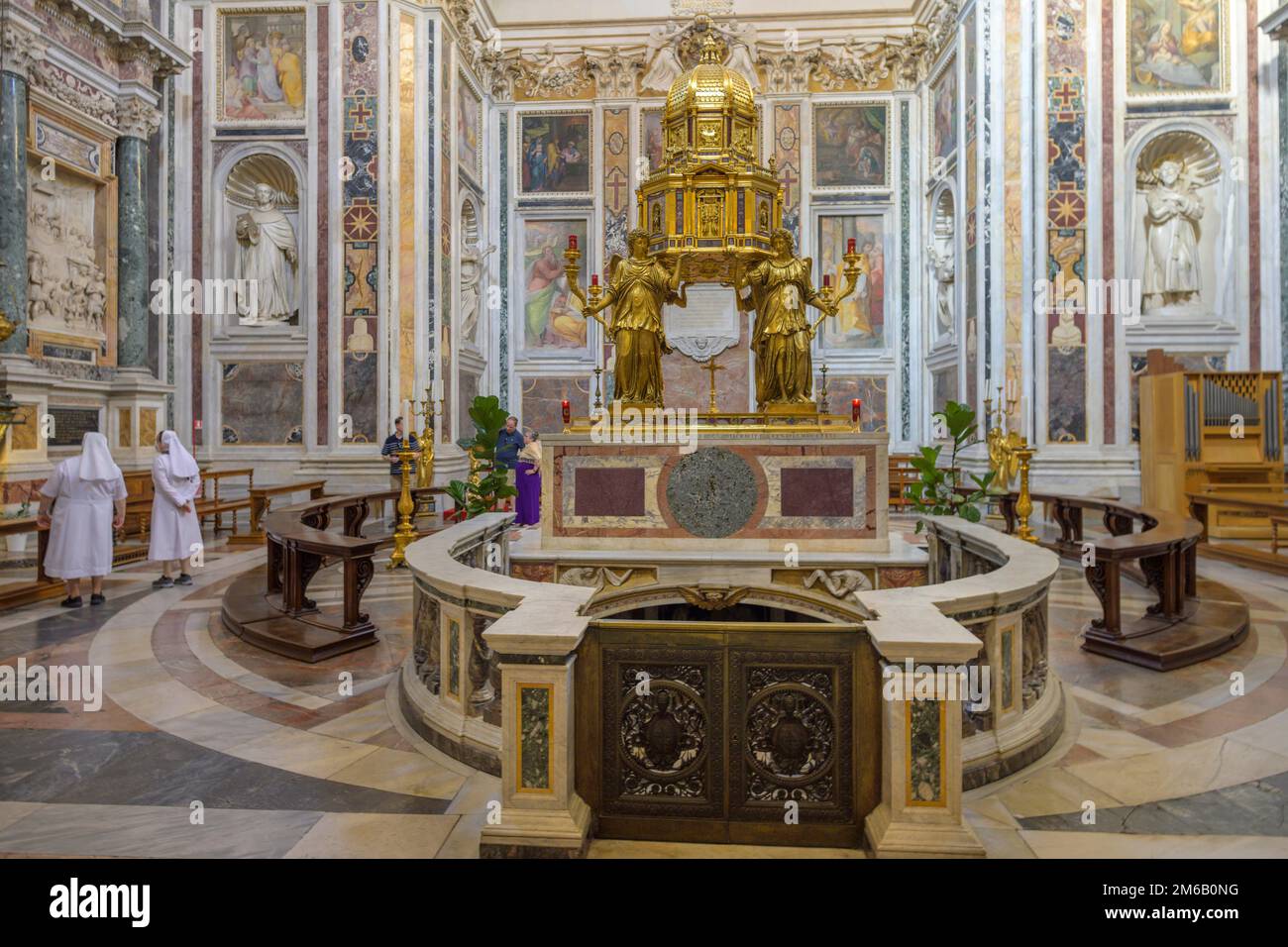 Cappella Sistina, Basilica of Santa Maria Maggiore, Rome, Italy Stock ...
