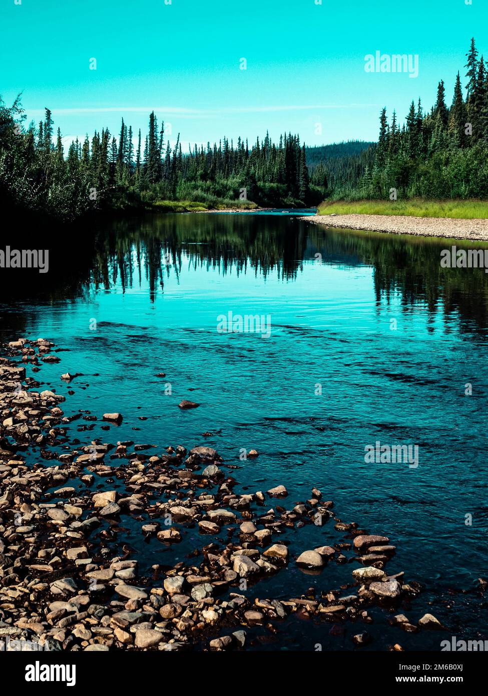 River, Denali National Park, Alaska Stock Photo - Alamy