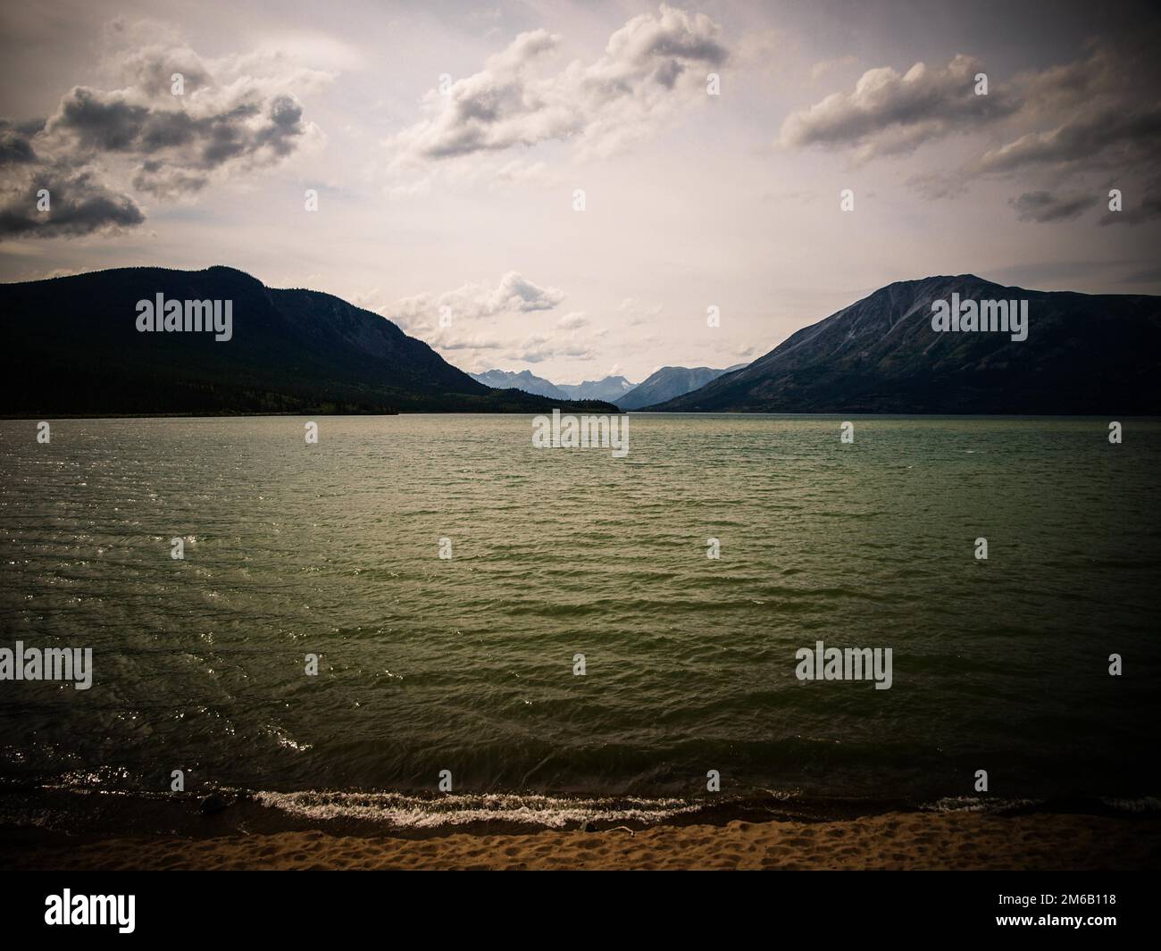 Lake, Mountains, Alaska Stock Photo - Alamy