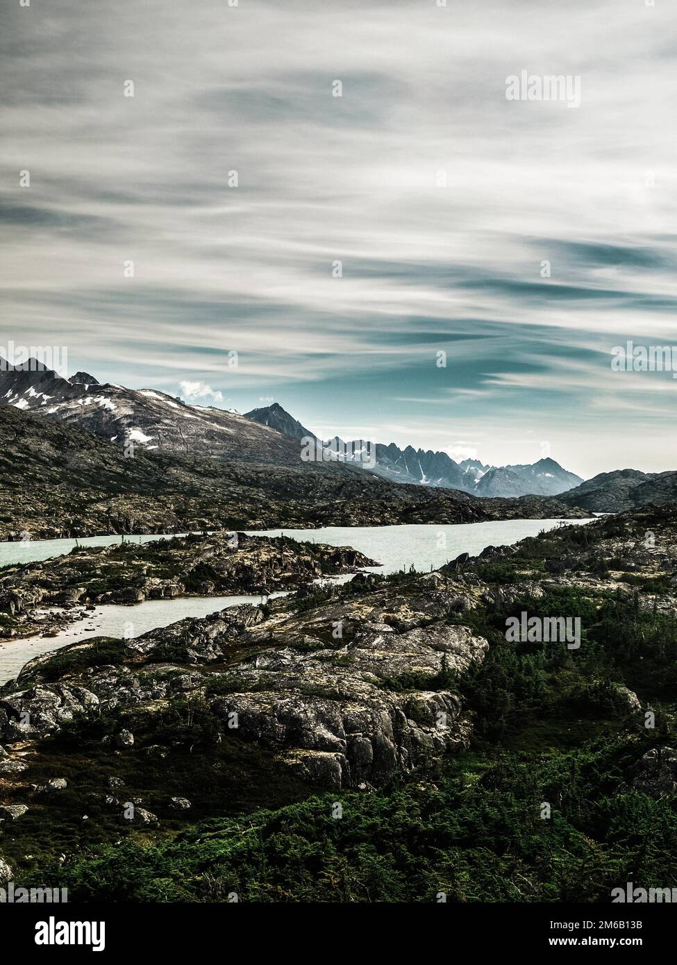 Mountain, Lake, Alaska Stock Photo - Alamy