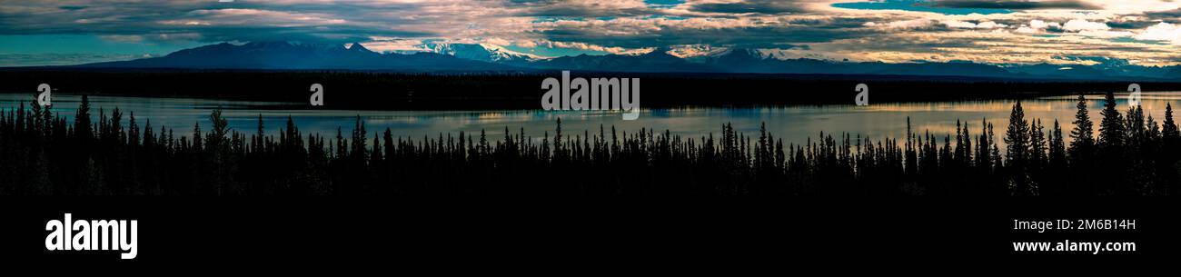 Alaska nature panorama hi-res stock photography and images - Alamy