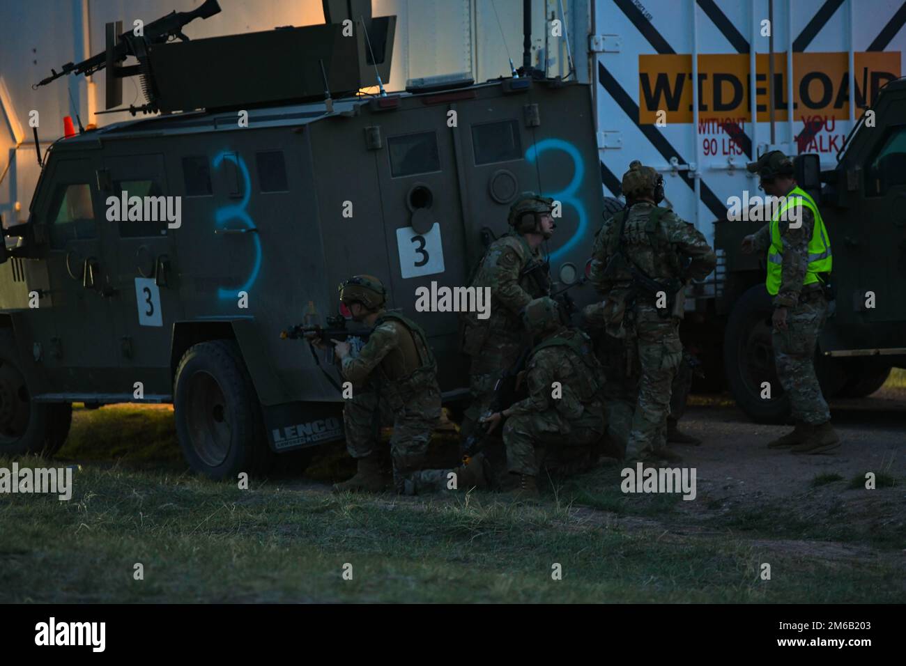 Airman from the the 90th Missile Security Forces Squadron prepares to ...