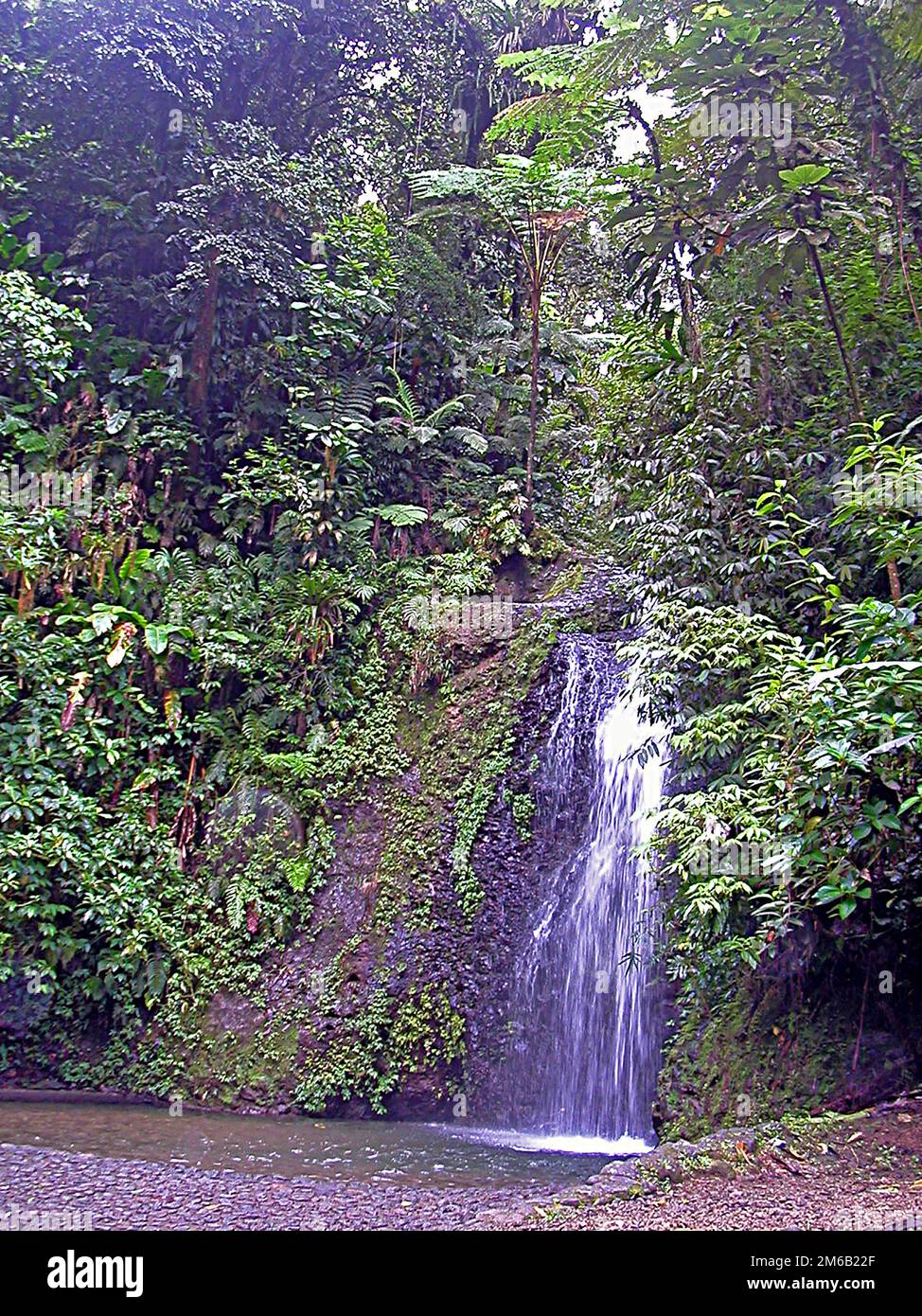 Gendarmen waterfall, Martinique Island, France Stock Photo - Alamy