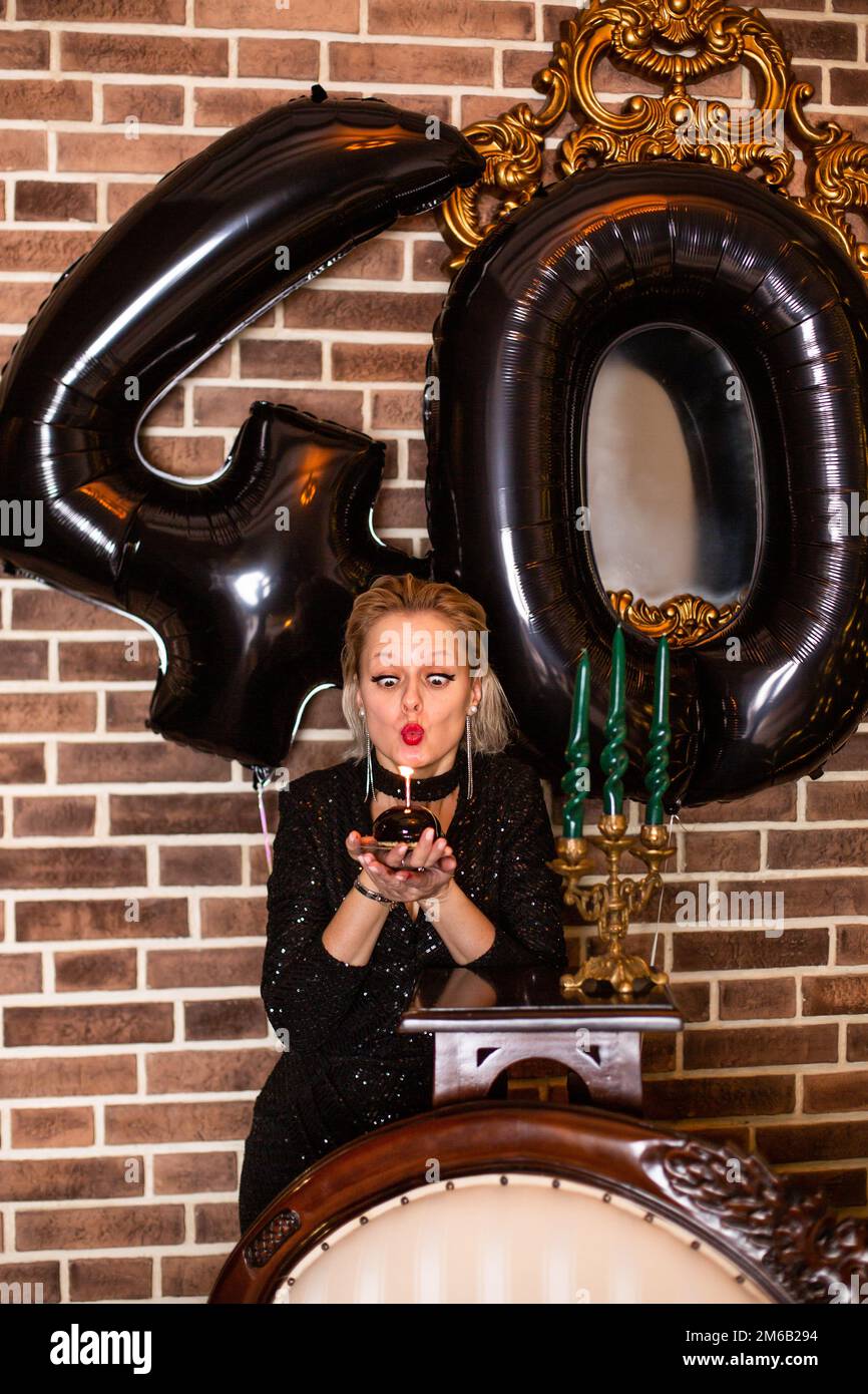 Beautiful 40 year old woman hi-res stock photography and images - Alamy