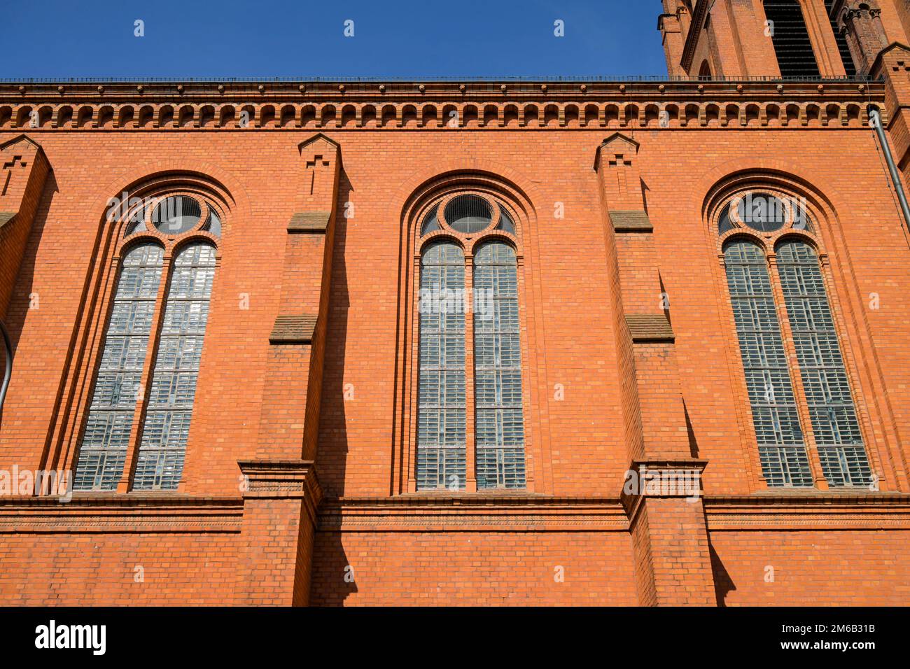 Church window made of gin bottles, Zwoelf-Apostel Kirche, An der ...