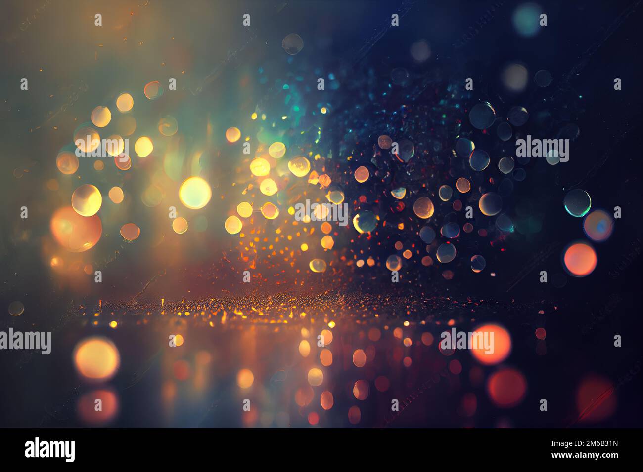 christmas lights defocused background Stock Photo - Alamy