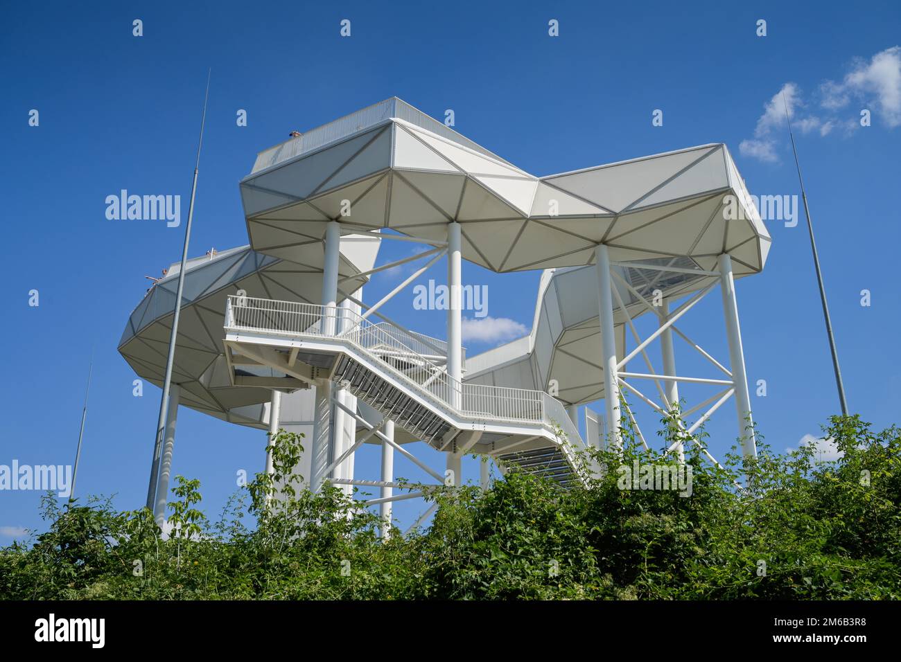 Wolkenhain observation tower, Kienberg, Gaerten der Welt, Marzahn ...