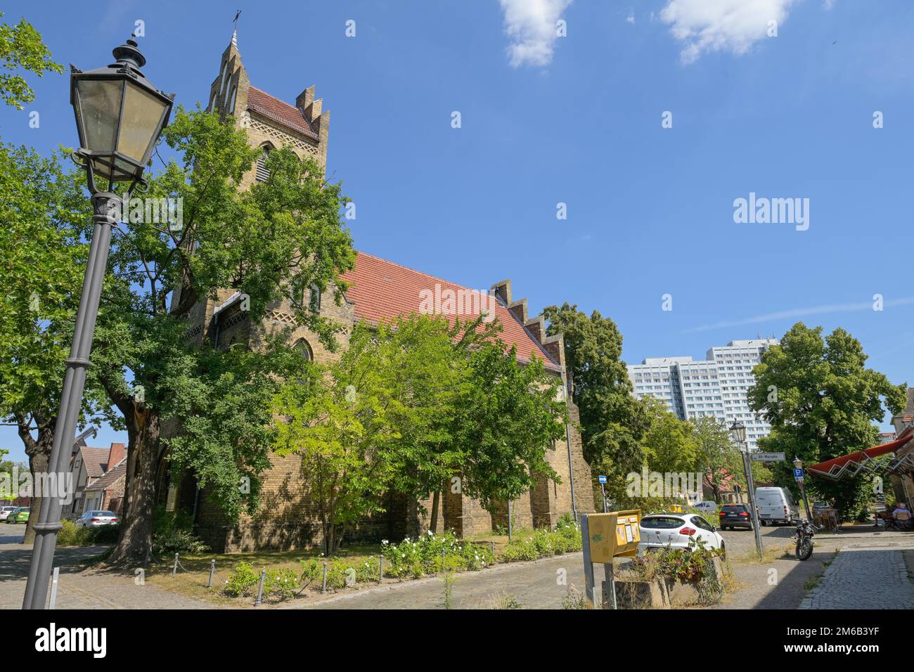 Village Church, Alt-Marzahn, Marzahn, Berlin, Germany Stock Photo - Alamy