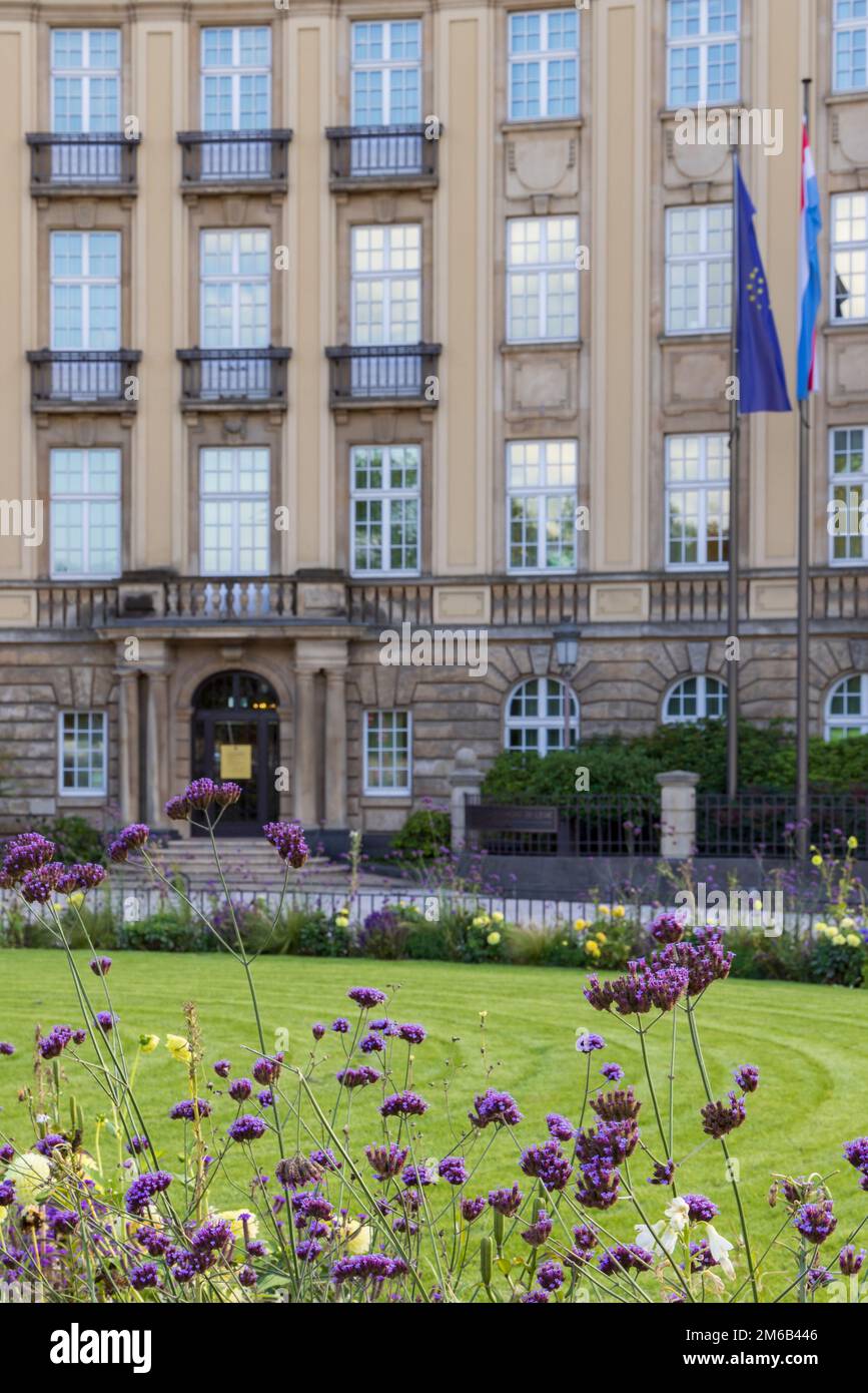 Luxembourg stadt, Luxembourg - September 30, 2022: Cityscape with ...