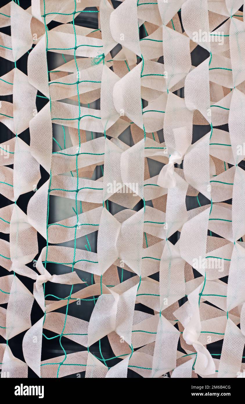 Winter camouflage netting for soldiers of the Ukrainian army Stock ...