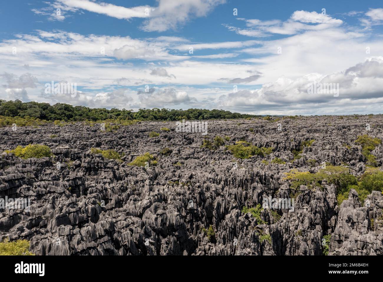 Tsingy de Ankarana National Park, Anarana National Park, drone image ...