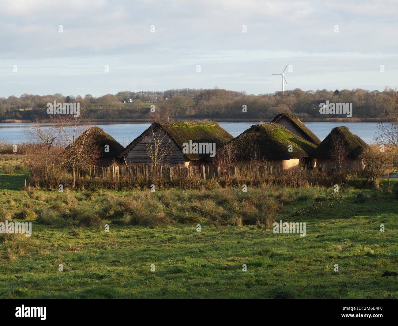 Scientific reconstruction of the Viking village of Haithabu, UNESCO ...