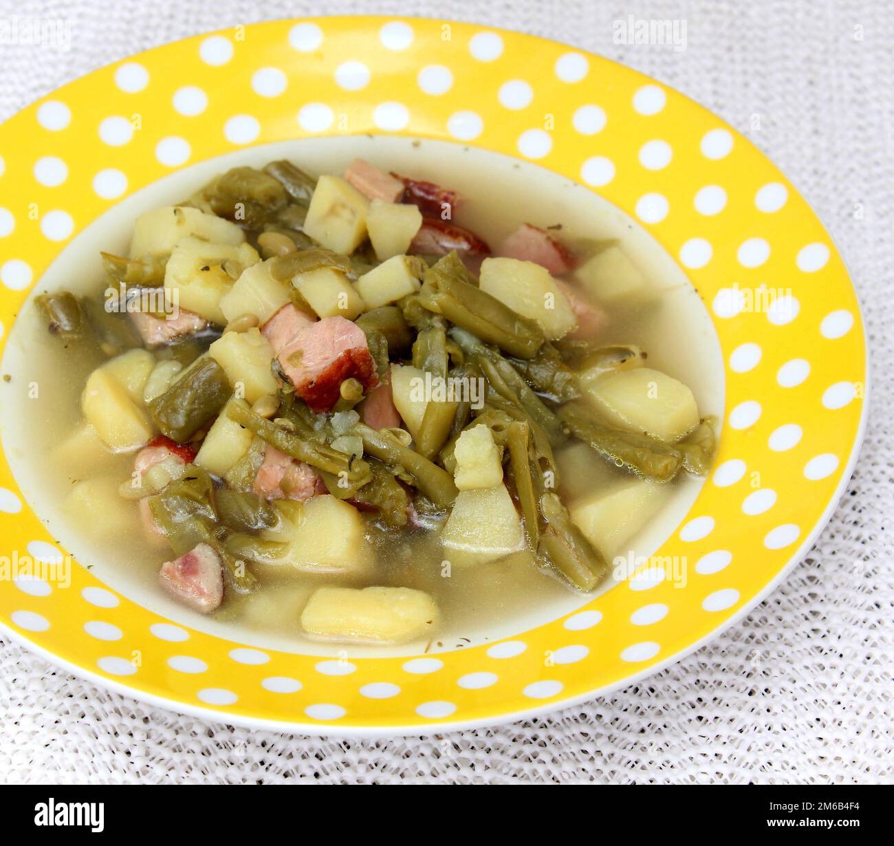 Stew of green beans Stock Photo - Alamy