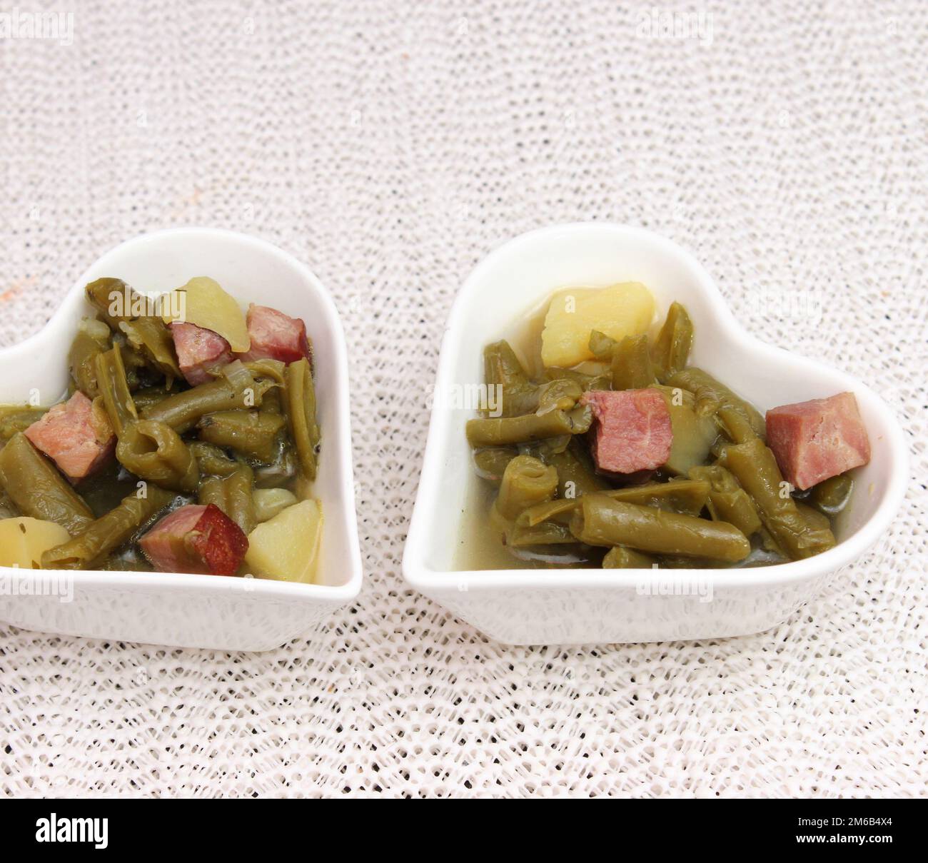 Stew of green beans Stock Photo - Alamy