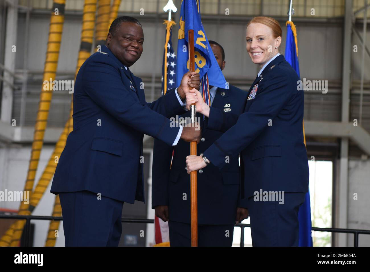 U.S. Air Force Col. John McClung, 7th Operations Group commander ...