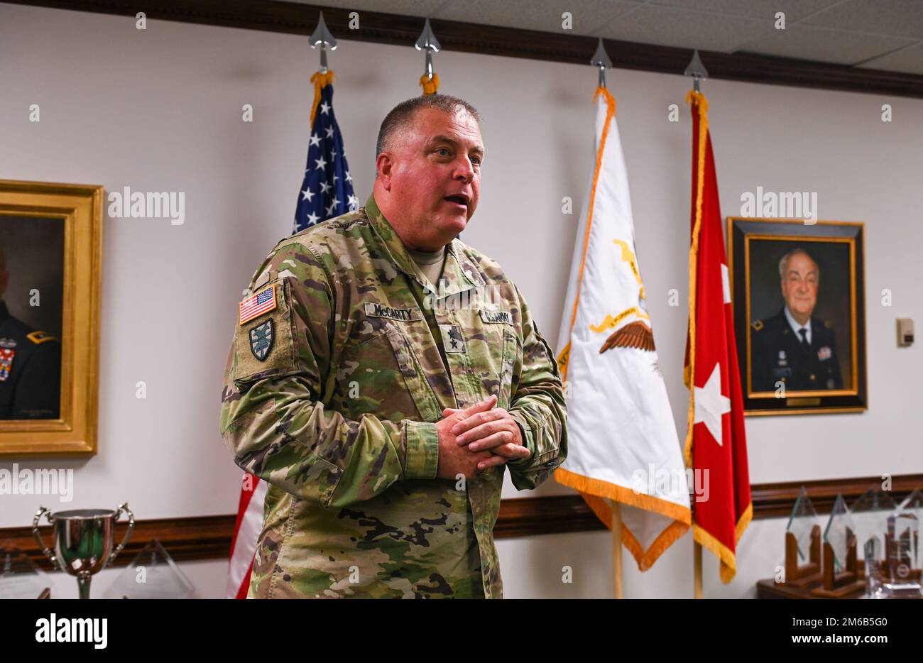 U.S. Army Lt. Col. Garrick Messer, South Carolina Army National Guard ...