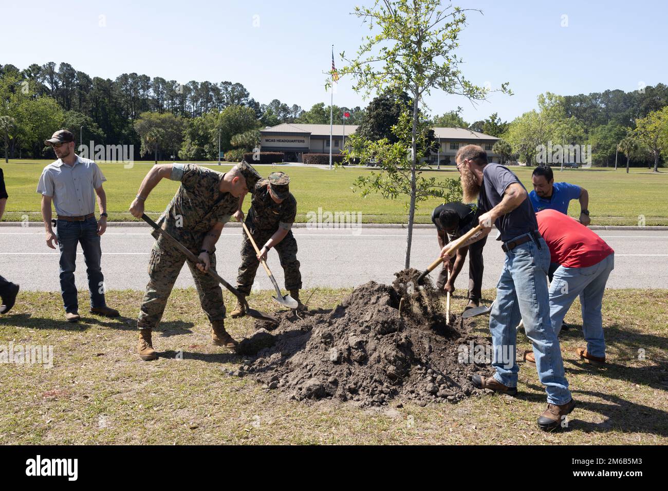 Col. Karl R. Arbogast, commanding officer, Marine Corps Air Station ...